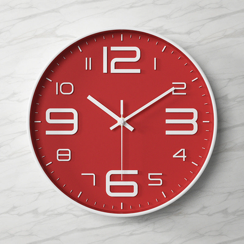 VividTime | Oversized Clear Wall Clock – Novensa UK