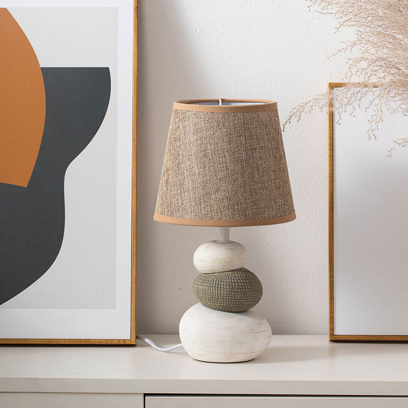 ZenStone | Calm Earthy Table Lamp – Novensa UK